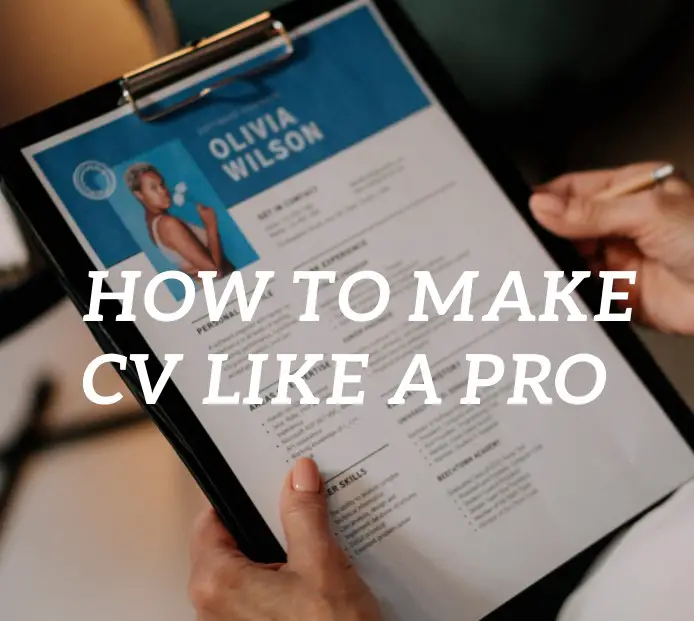 How to Make Curriculum Vitae (CV) like a Pro | Gulf Career Hunt