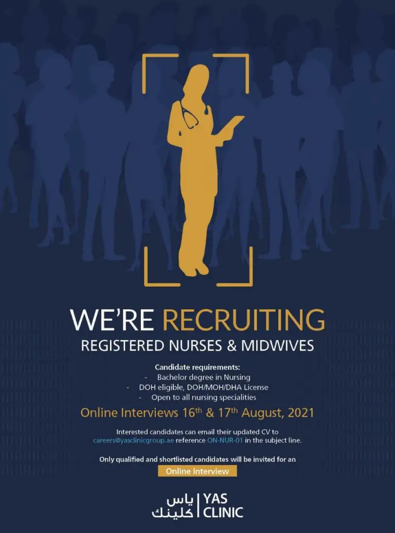 Registered Nurses Abu Dhabi UAE | Gulf Career Hunt