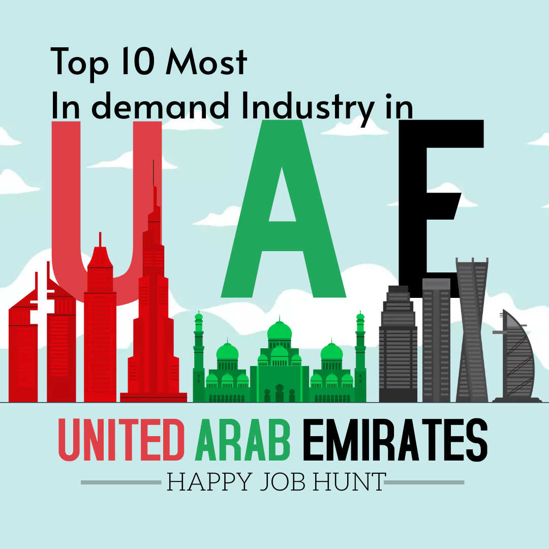Top 10 Most In demand Industries in UAE - Gulf Career Hunt