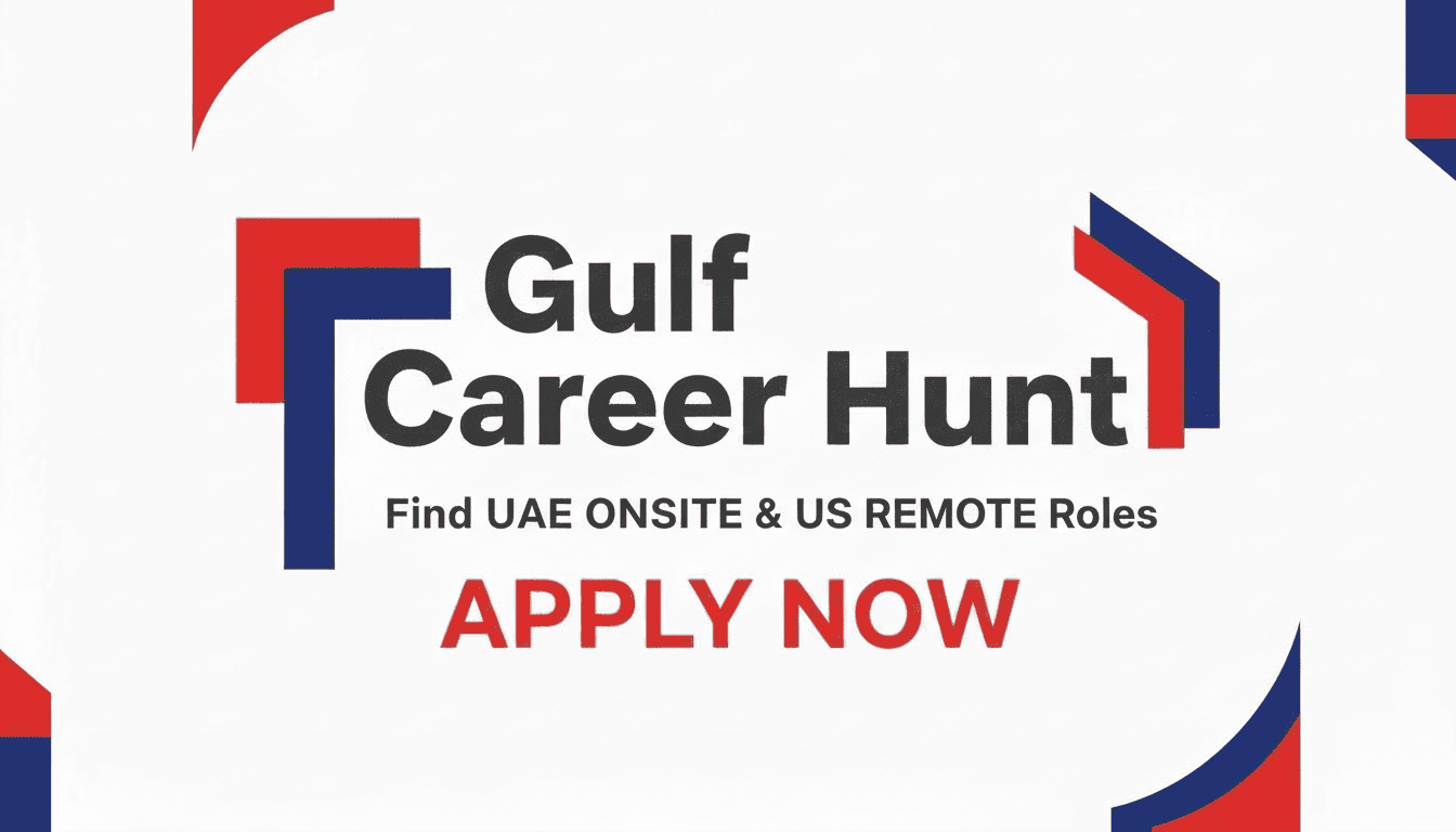 [Hiring] Timekeeper UAE - Gulf Career Hunt
